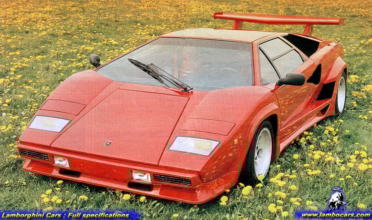 High-Resolution Lamborghini Countach SV 5200 QV Photos