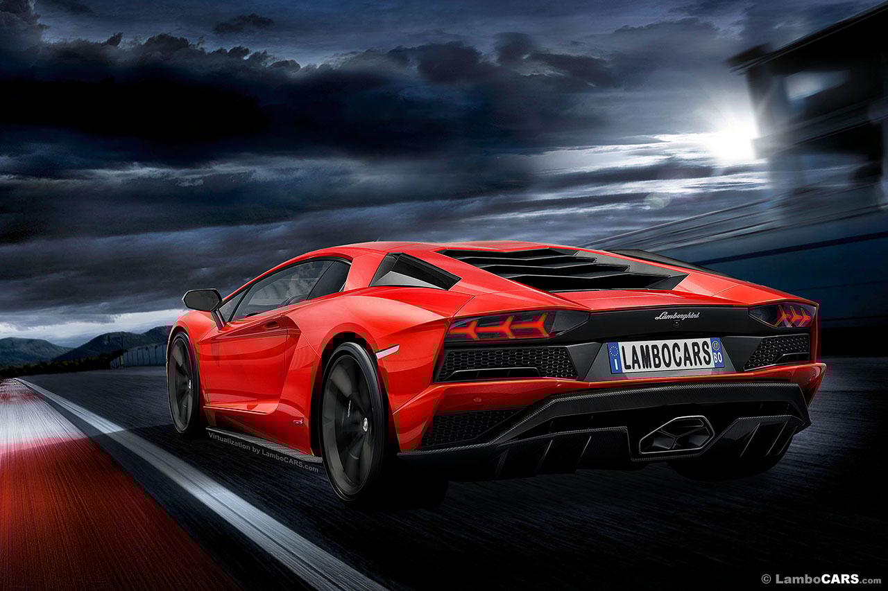 Lamborghini Aventador Rear