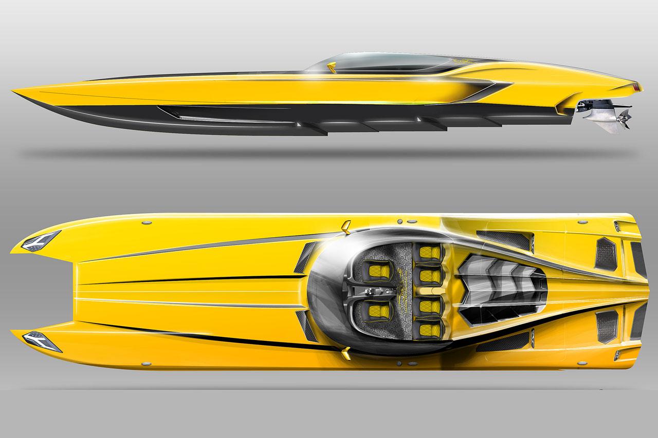 Lamborghini Aventador Styled Racing Boat, The Aventaboat | LamboCARS.com