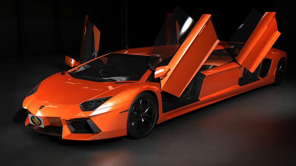 Lamborghini Aventador Stretch Limousine Concept Shown | LamboCARS.com