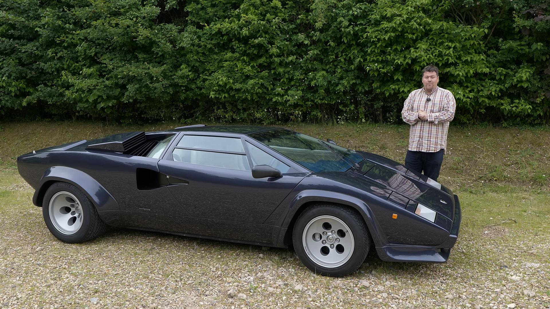 High-Resolution Lamborghini Countach Rain-X Photos