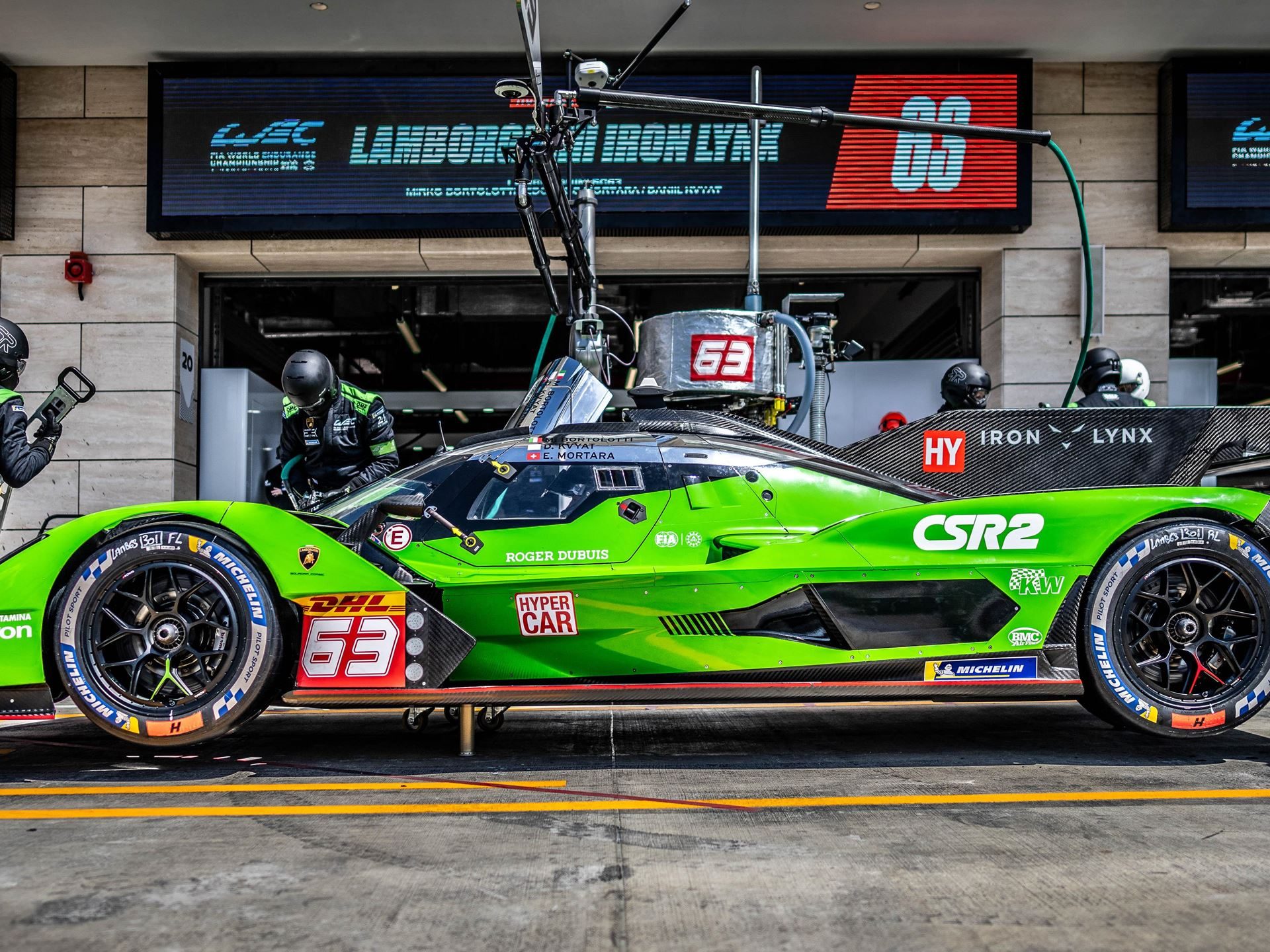 Lamborghini Iron Lynx SC63 at Interlagos WEC 2024